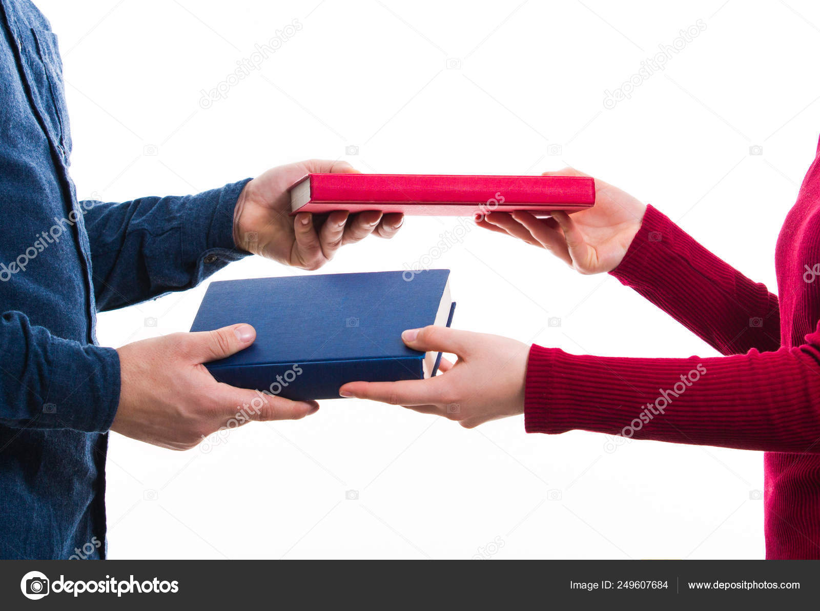 Books exchange — Stock Photo © 1StunningArt #249607684