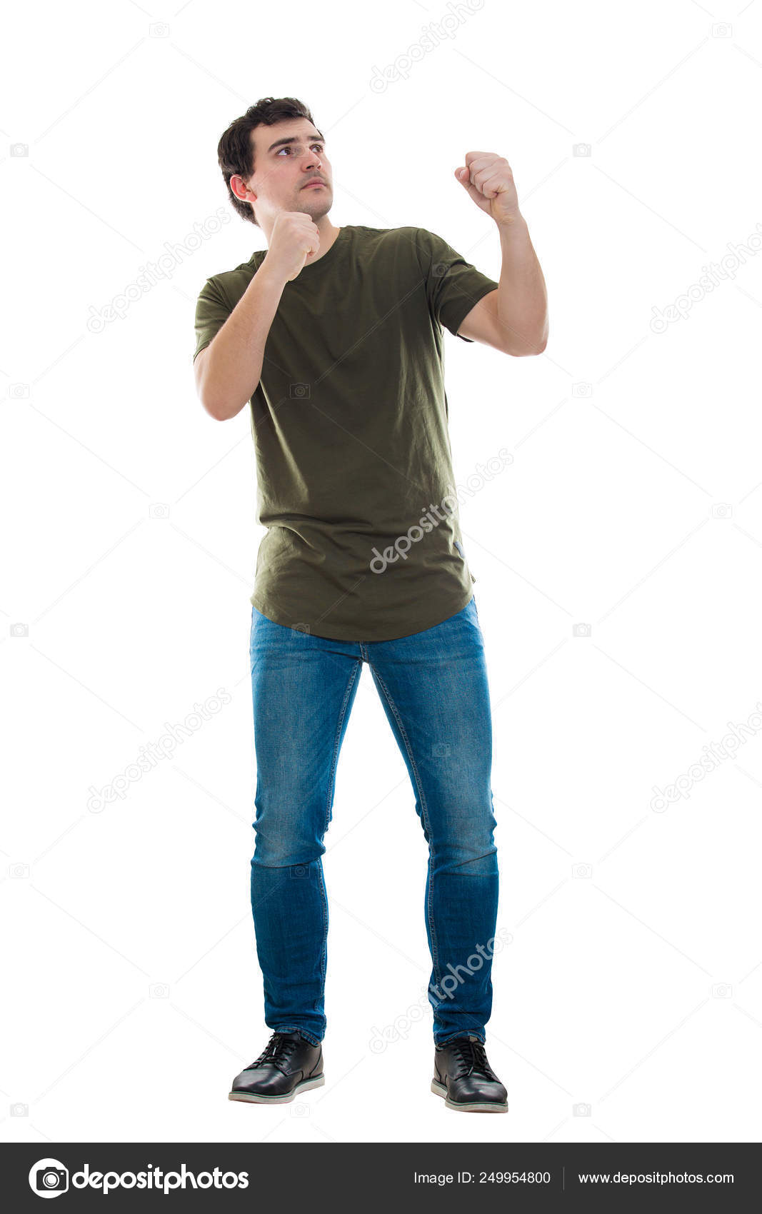 Man ready to fight Stock Photo by ©1StunningArt 249954800