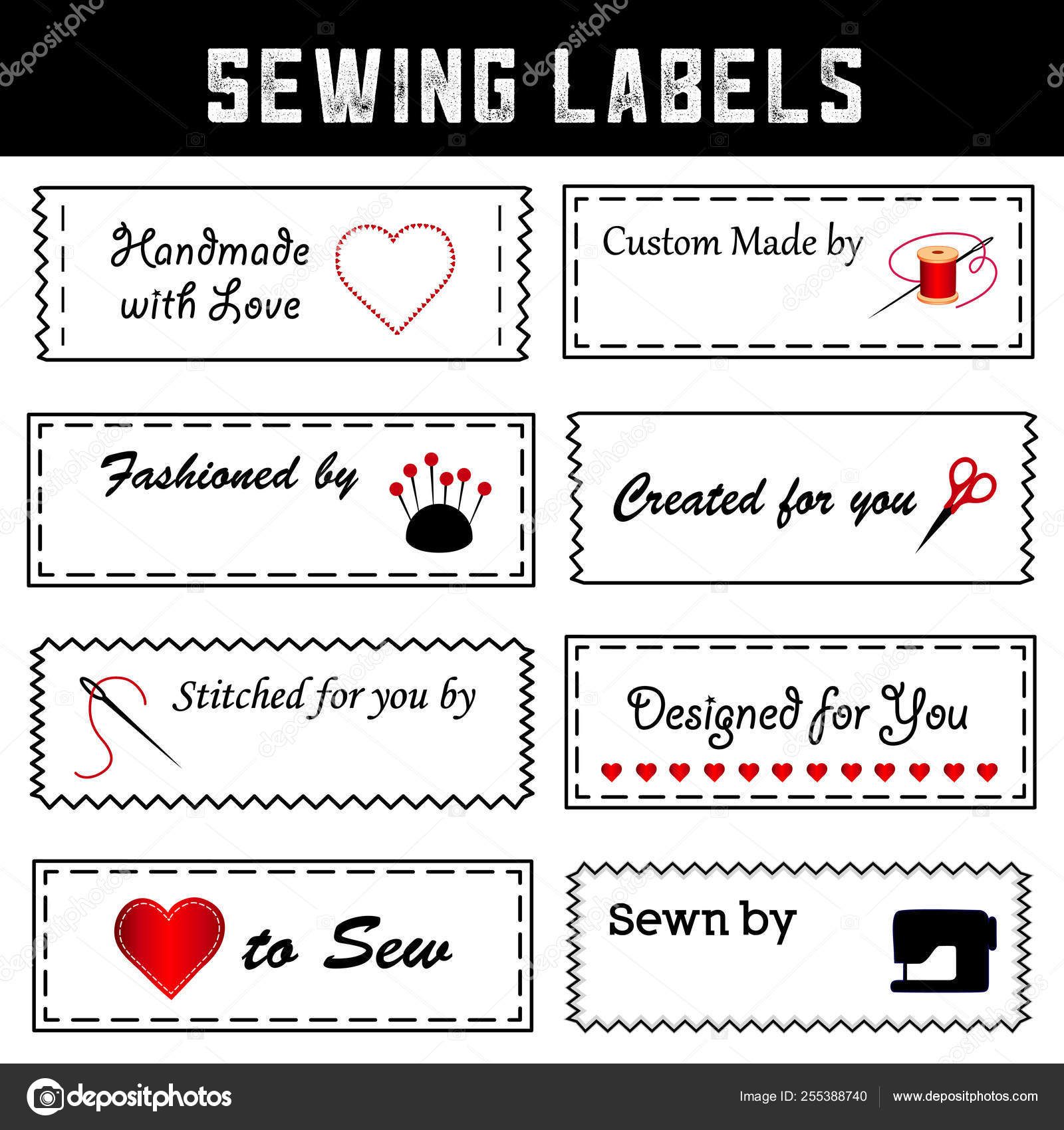 Sewing Labels Yourself Sewing Tailoring Fashion Couture Dressmaking ...