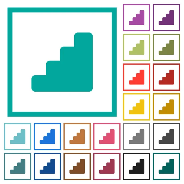 Pictograms stairs down Vector Art Stock Images | Depositphotos