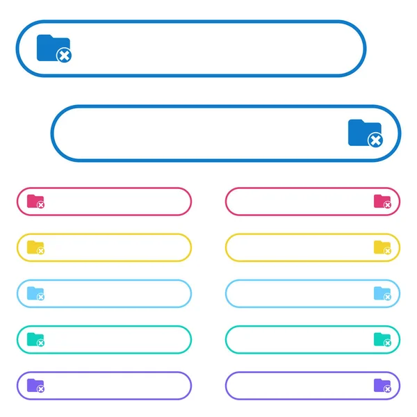 Blank Paper Scroll Icons Rounded Color Ghost Buttons Left Right Stock