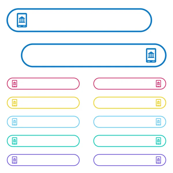 Bin File Format Icons Rounded Color Ghost Buttons Left Right Stock