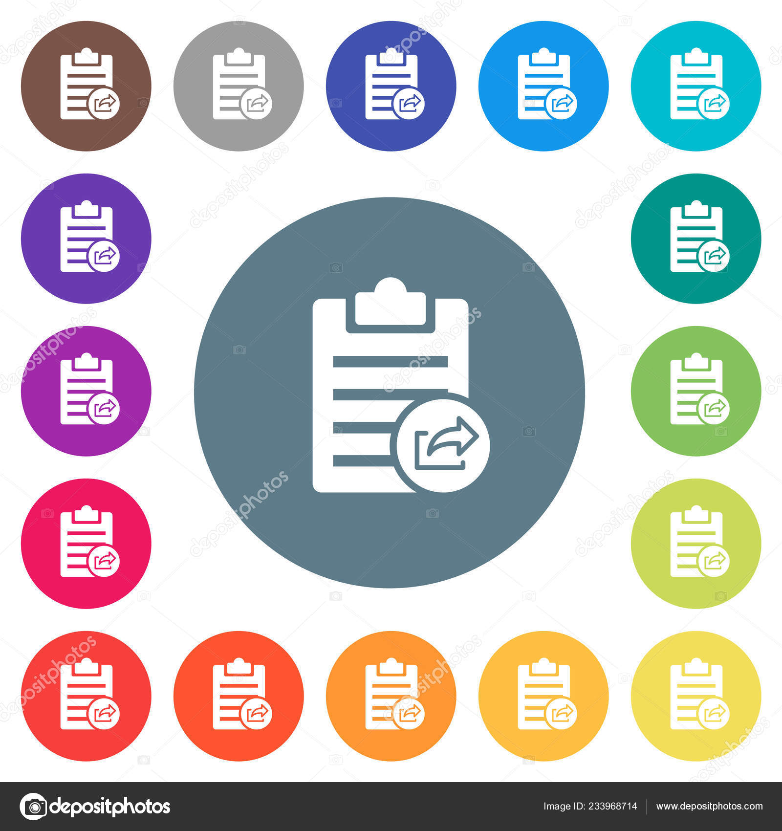 Export Note Flat White Icons Color Backgrounds Background Color ...