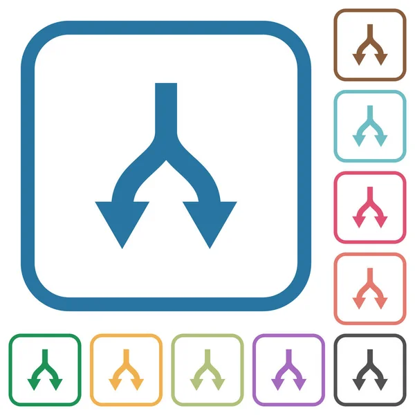 Separating arrows Vector Art Stock Images | Depositphotos