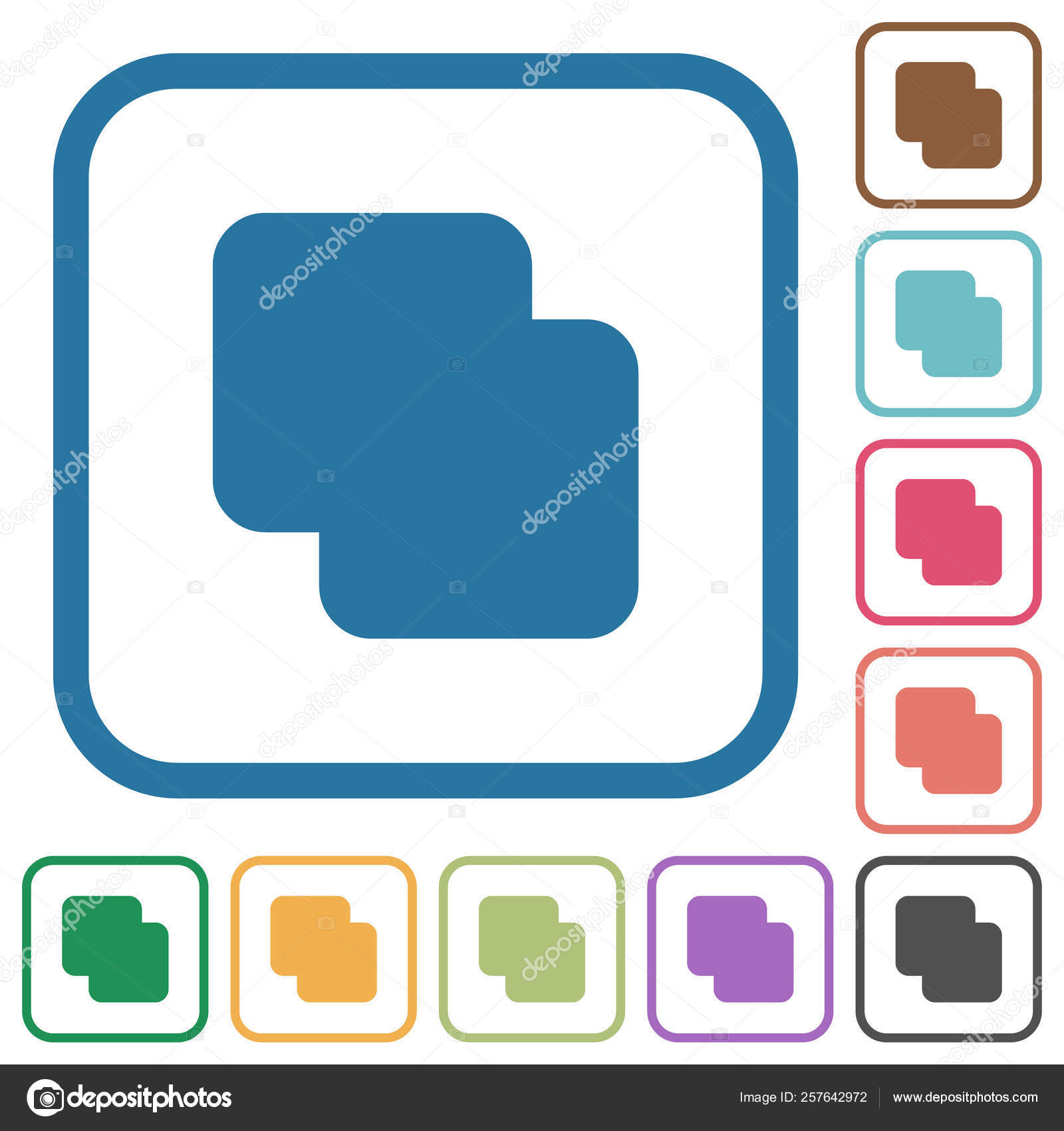 Add shapes simple icons Stock Vector Image by ©renegadehomie #257642972