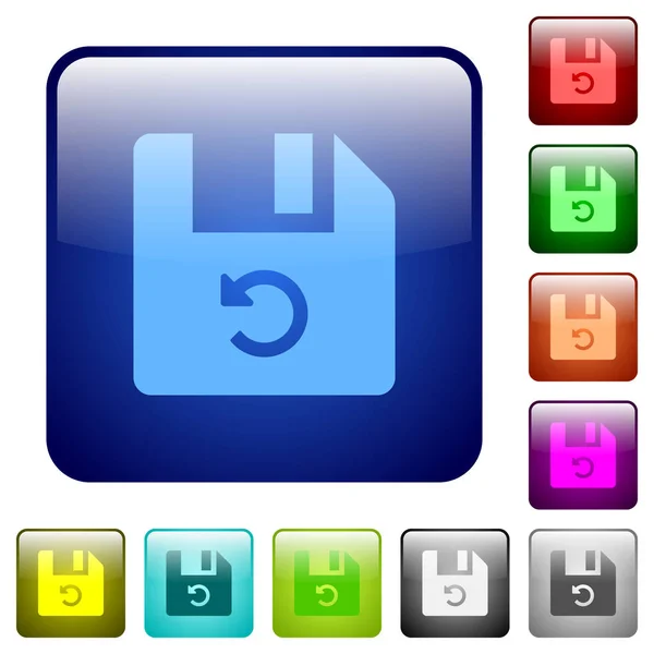 Rotate left color square buttons Stock Vector by ©renegadehomie 138315202