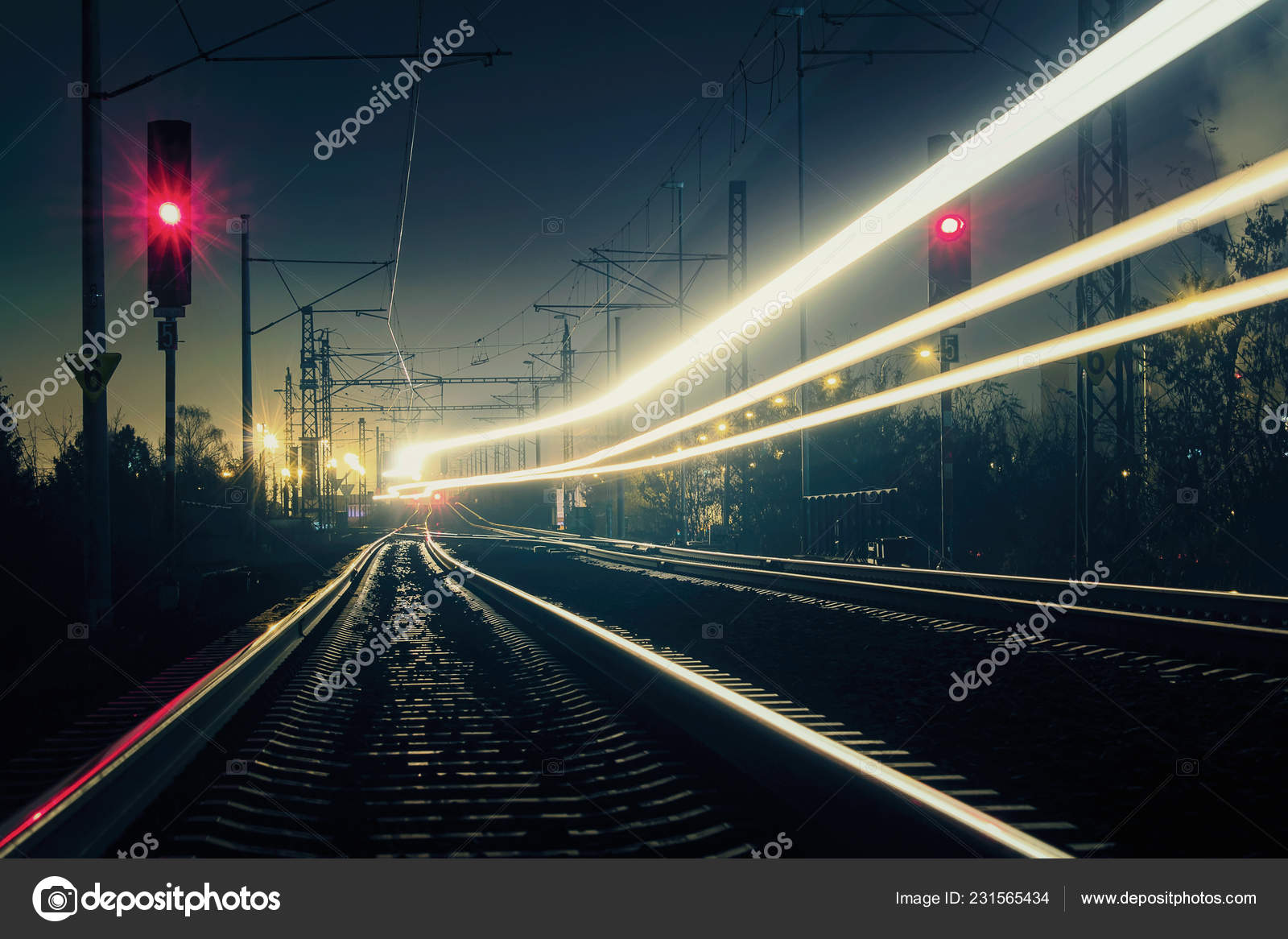 Train Headlights