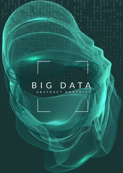 Big data background. Technology for visualization, artificial in Stock Vector by ©olga_hmelevska ...
