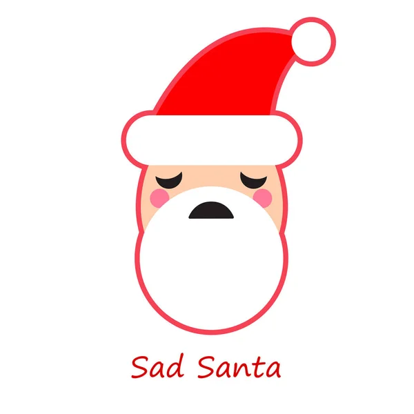 Sad Santa Face
