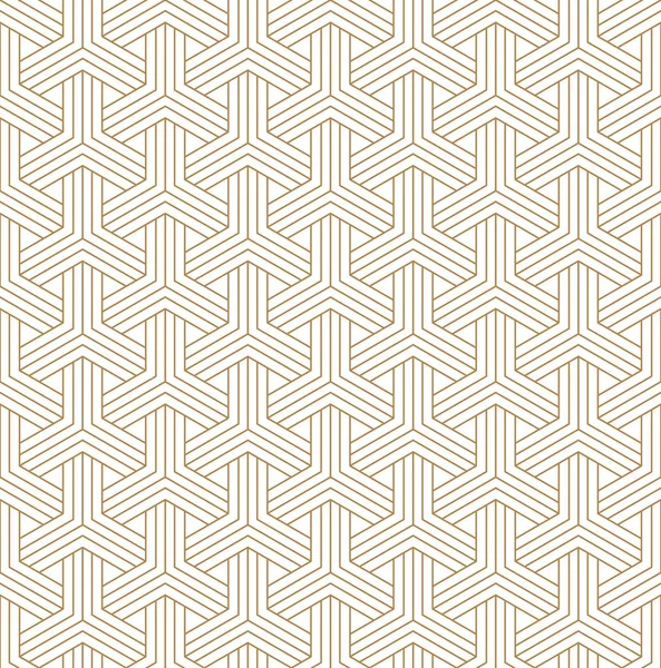 Seamless japanese pattern shoji kumiko in golden. Stock Vector Image by ...