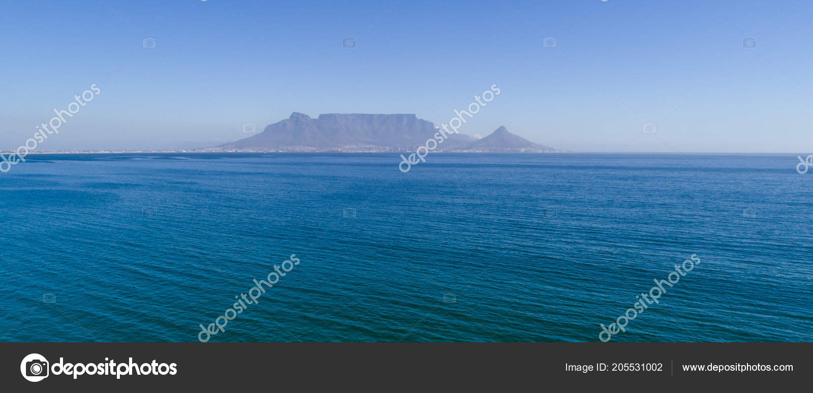 Aerial View Table Bay Table Mountain Stock Photo by ©dewald ...
