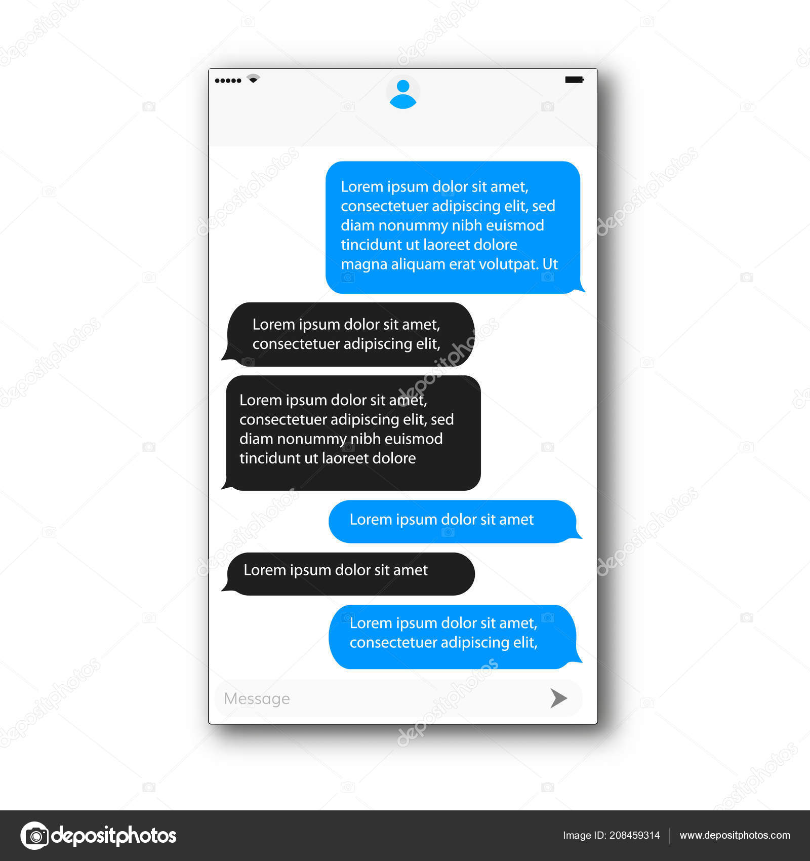 Chatbot interface ui Stock Vector Image by ©DeziDezi #208459314