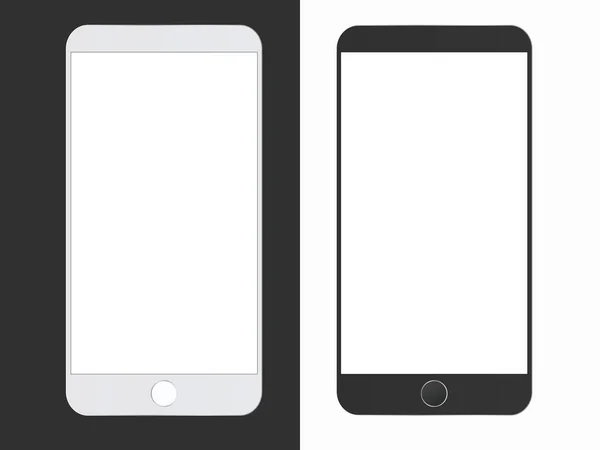 Smartphone Outline Template Mobile phone drawing for design Stock ...
