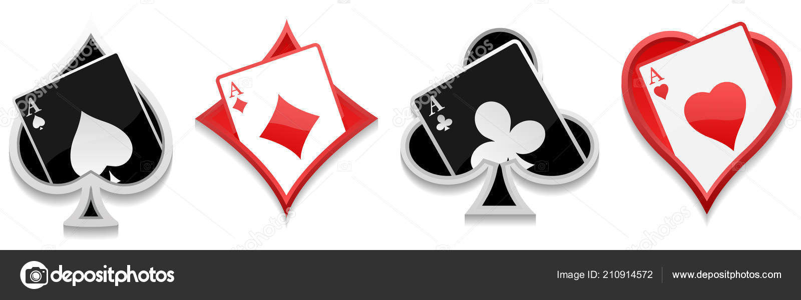 Set Cards Symbols Icons Vector Stock Vector Image by ©AntonioFrancois ...