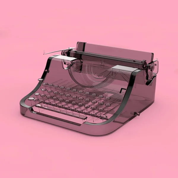 Old 1950s computer on a pink background retro futurism letter m fotos ...