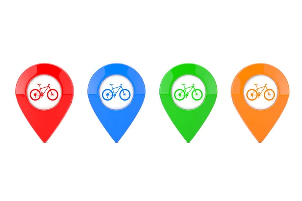 Bike map markers Stock Photos, Royalty Free Bike map markers Images ...
