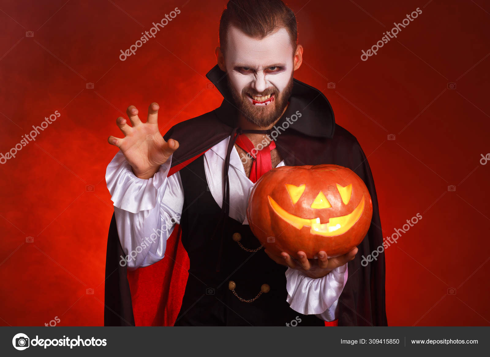 Dracula Jack O Lantern