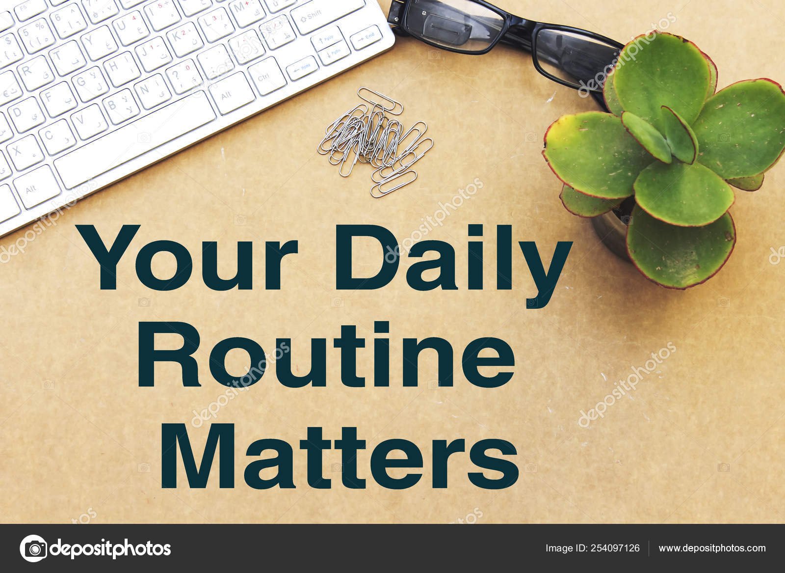 Your Daily Routine Matters Concept — Stock Photo © toraborah #254097126