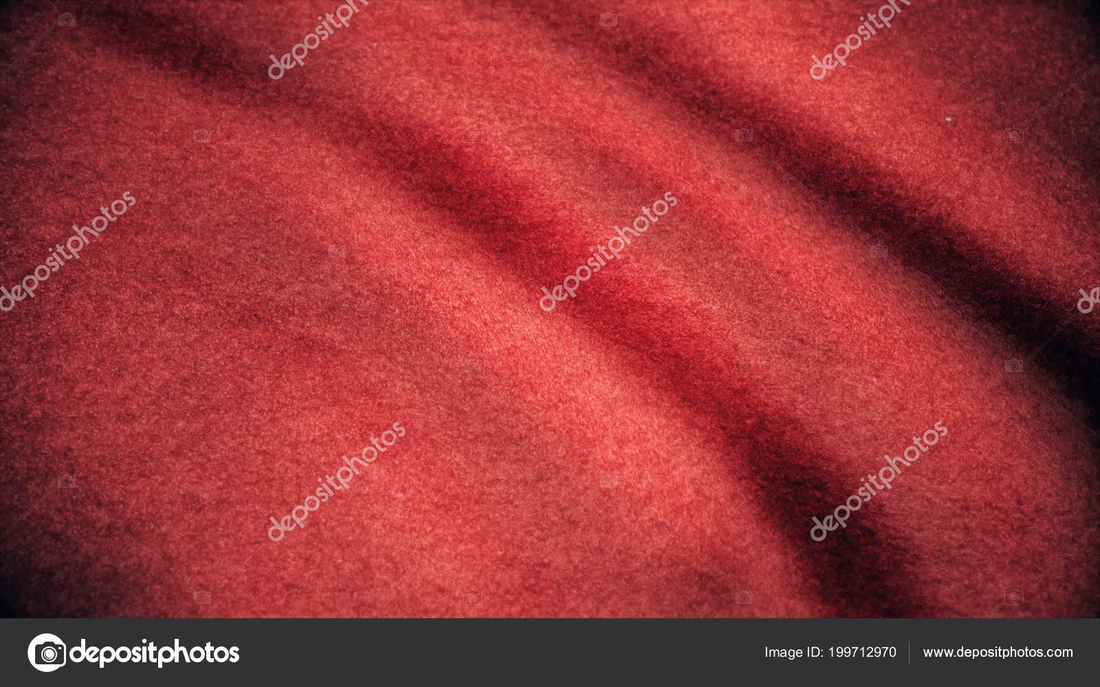 Red satin fabric background. Seamless looping animation. Red Fabric Wave Animation Background ...