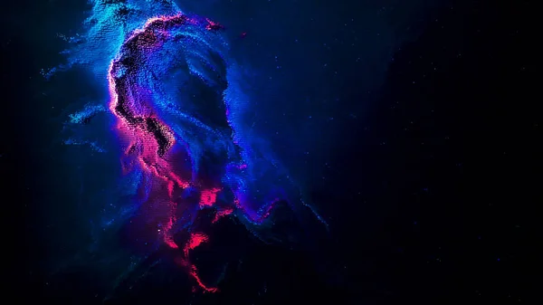 Abstract background 8-bit. 8 bit galaxy in outer space Stock Photo by ...