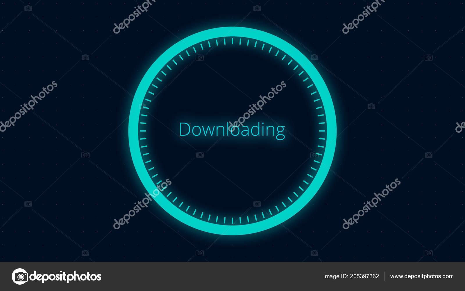 Infographics Circular Graph Animation Counting. Loading animation ...