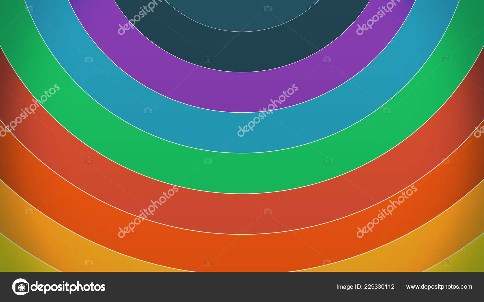 Colorful rainbow paint curves spinning with a spectrum of vibrant ...