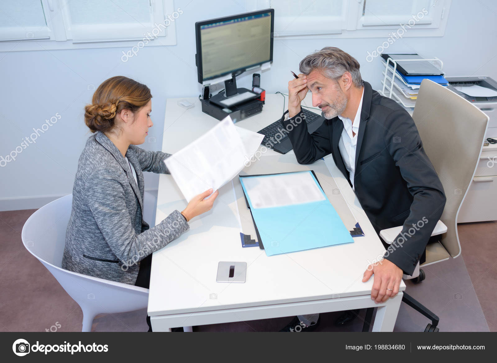 Boss Getting Mad Office — Stock Photo © photography33 #198834680