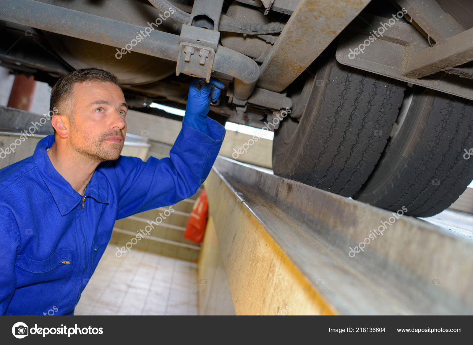 Diesel Service Mechanic Pit Stock Photo by ©photography33 218136604