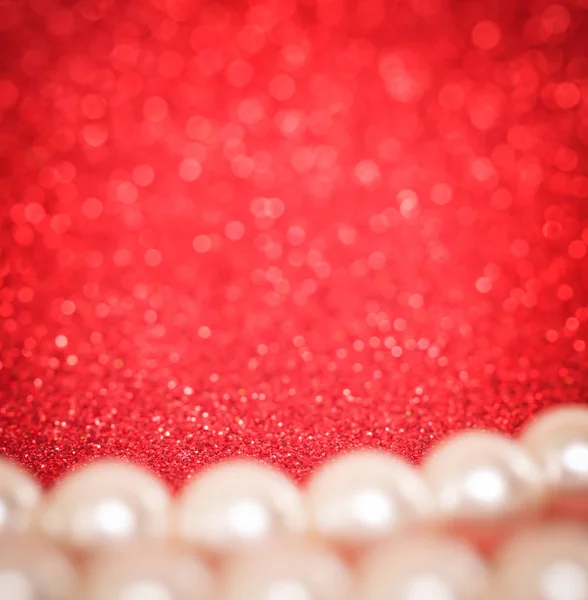 Pearls on red Stock Photos, Royalty Free Pearls on red Images ...