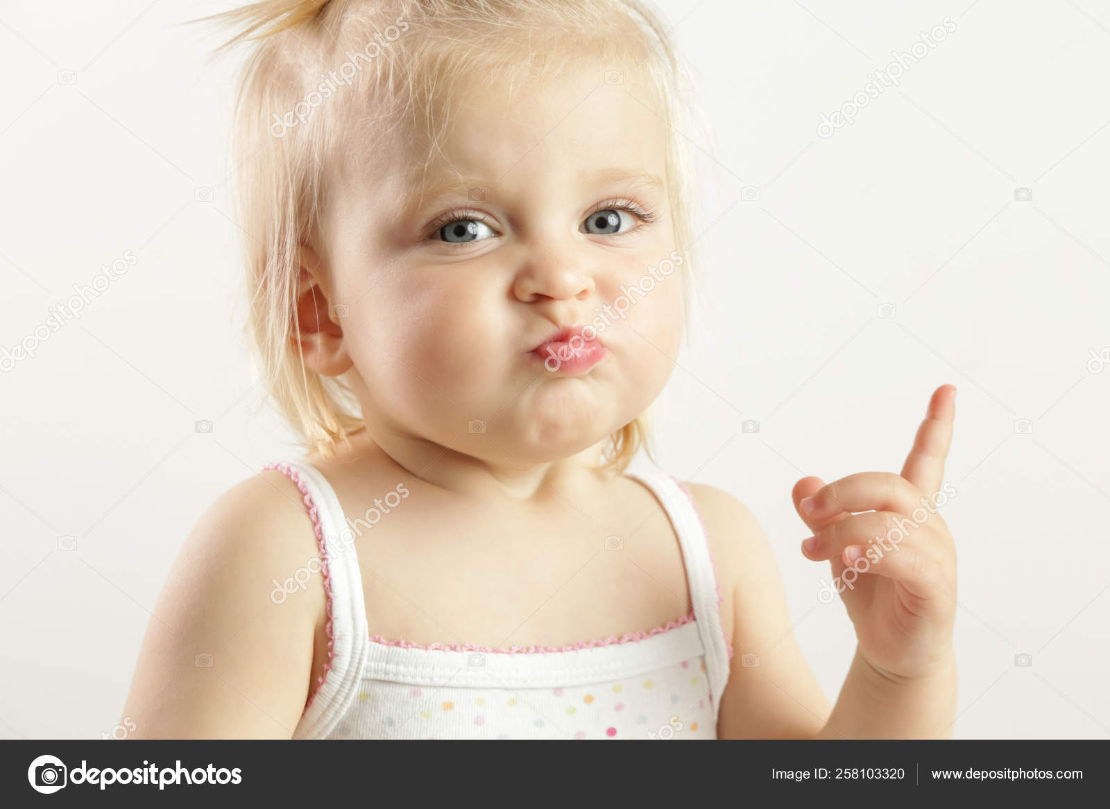 Annoyed Baby Girl Face