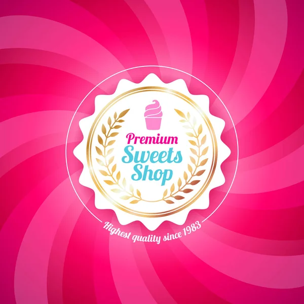 Candies and sweets colorful background. — Stock Vector © rea_molko ...