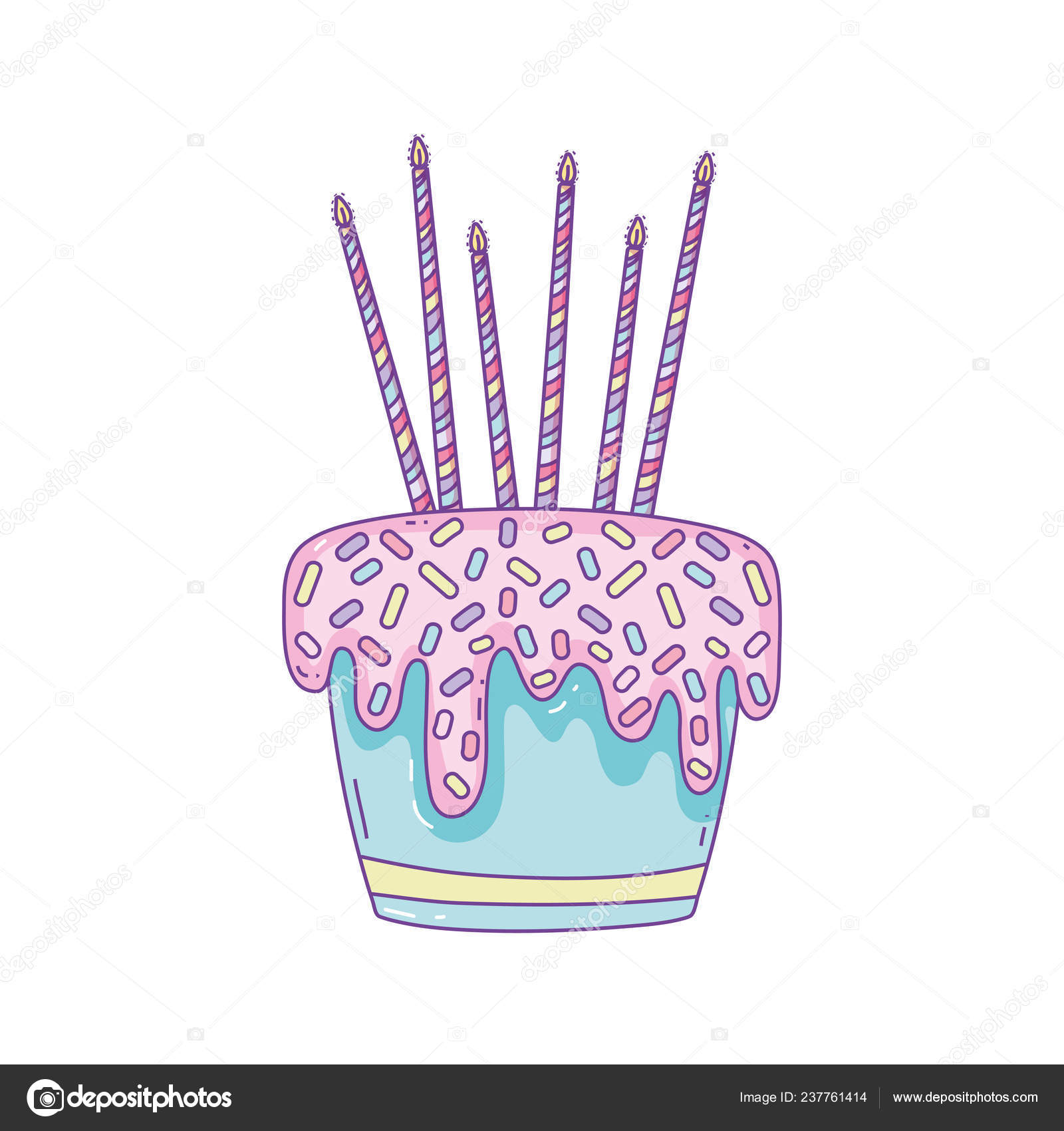 Cute Animated Birthday Cakes