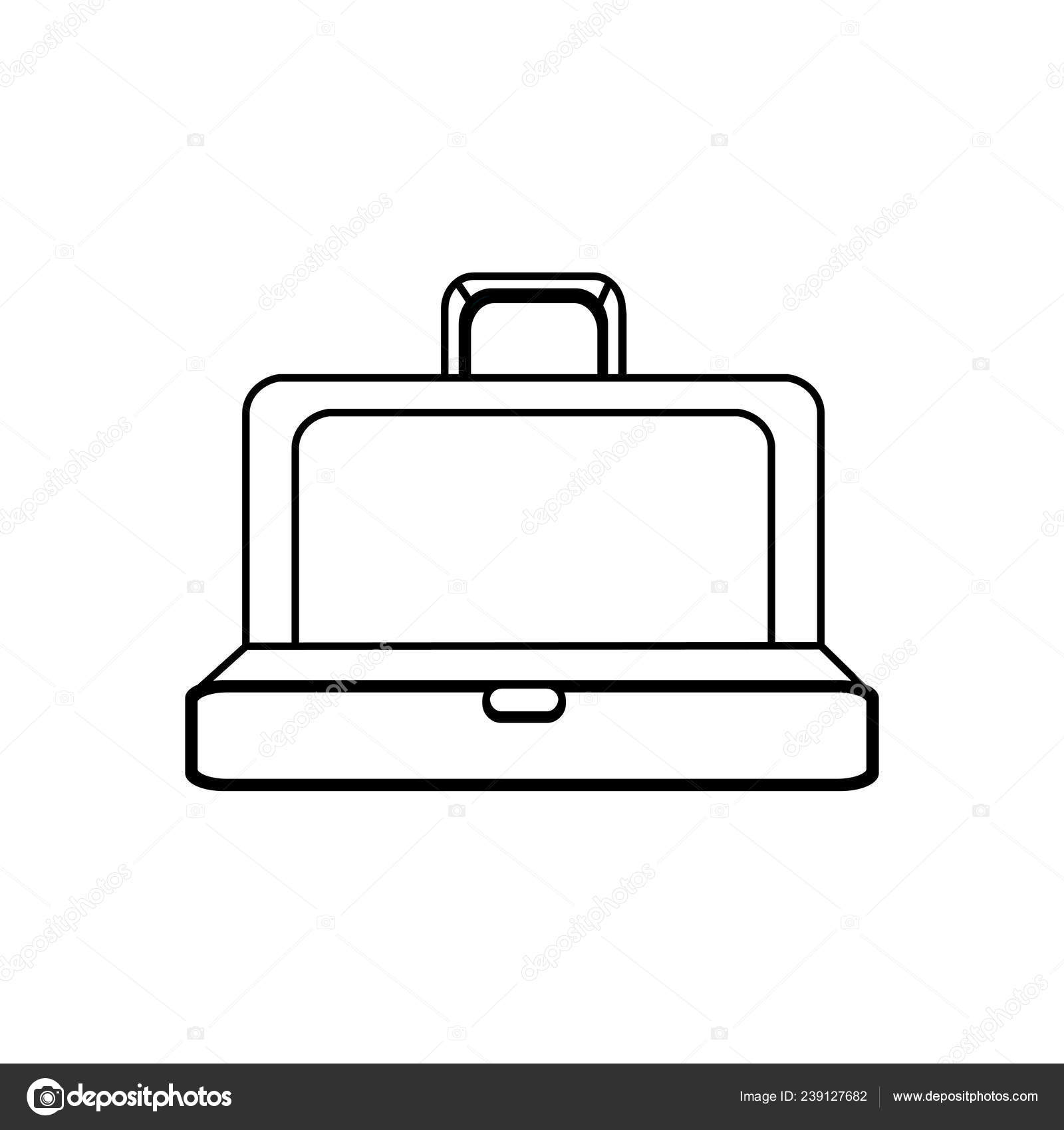 Open Suitcase Icon