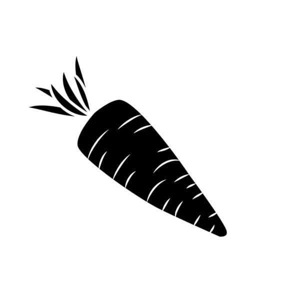 Carrot Vector Black
