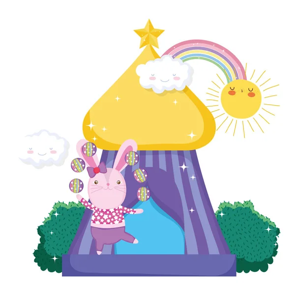 Circus rabbit Vector Art Stock Images | Depositphotos