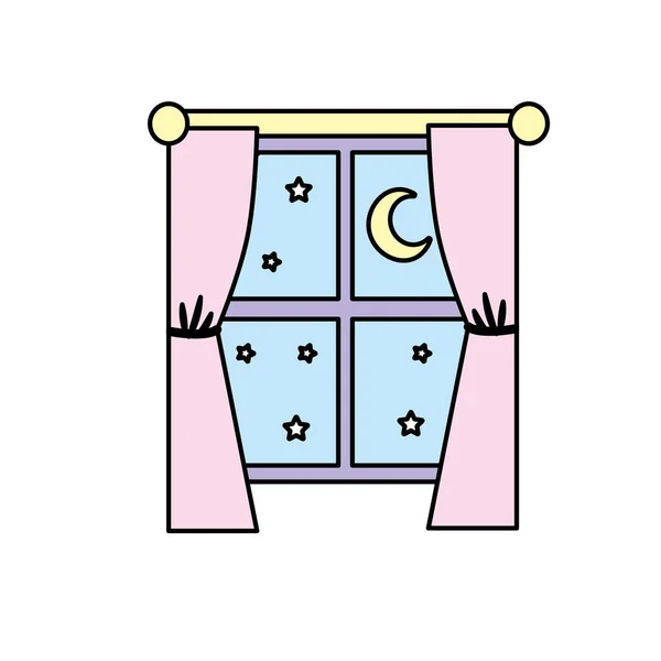 100,000 Night window Vector Images | Depositphotos