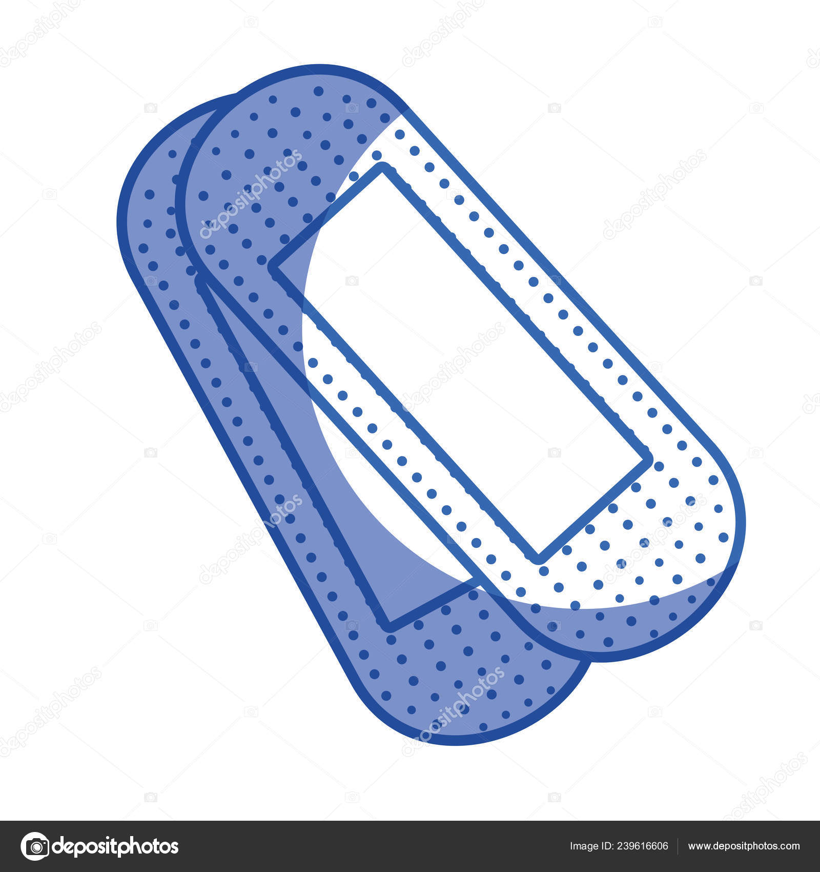 Silhouette Aid Band Cure Wound Body Vector Illustration Stock Vector ...