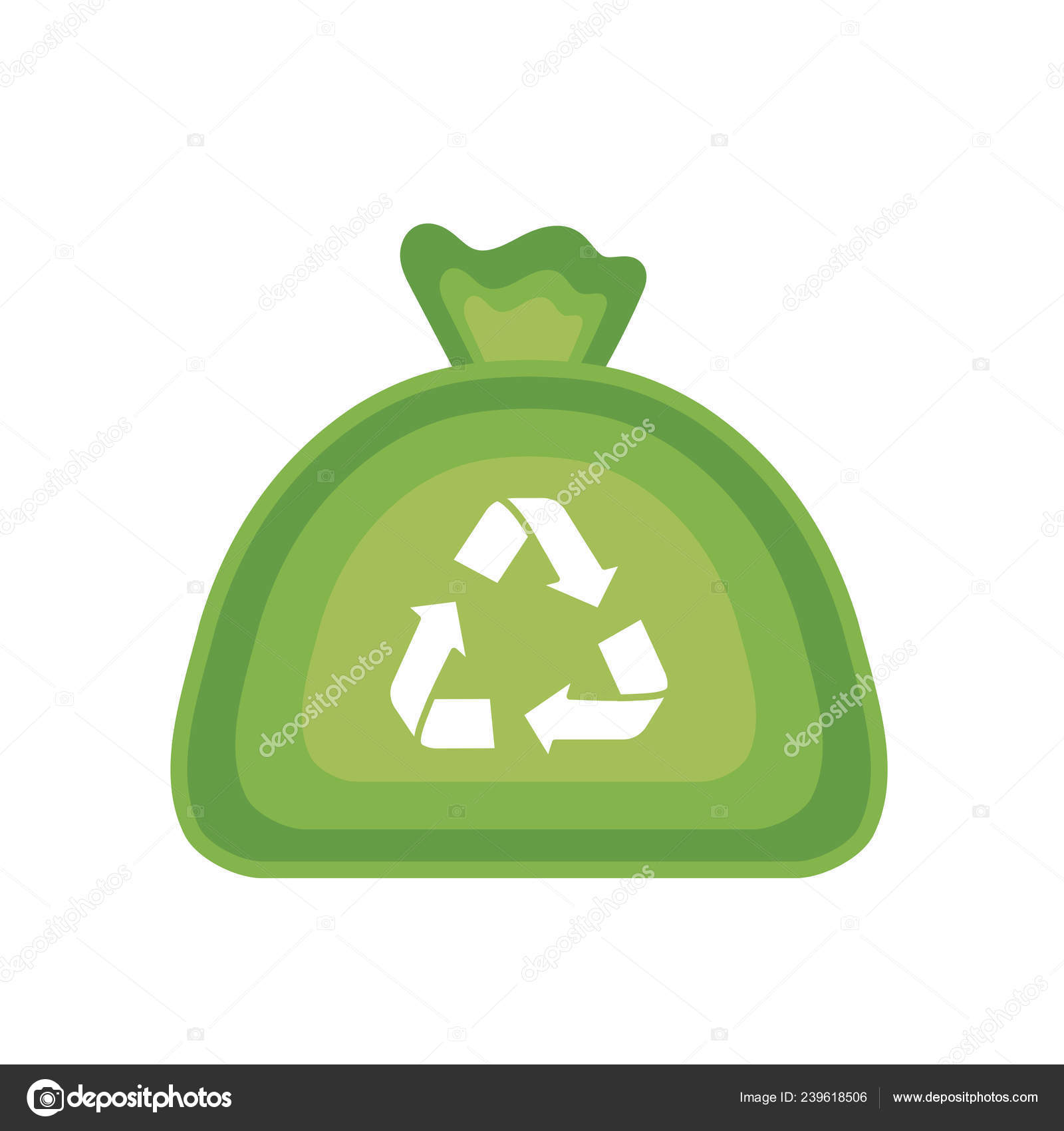 Bag Recycle Environment Care Vector Illustration Stock Vector by ...