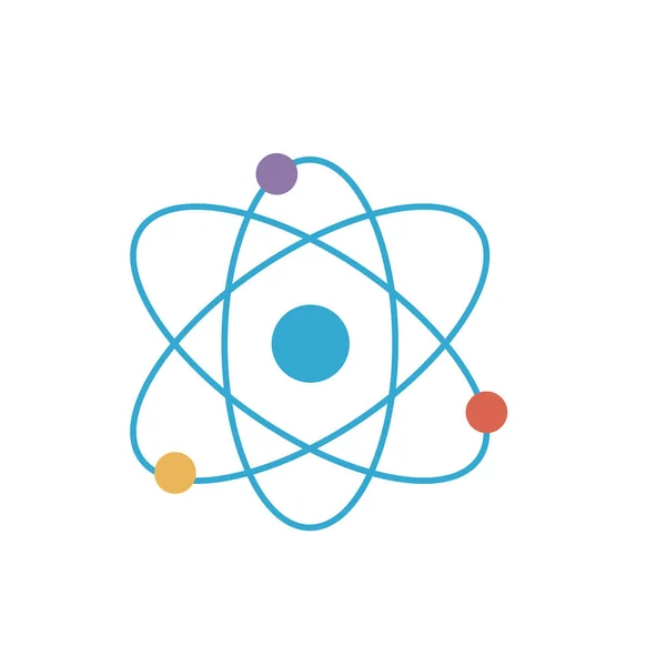 Physics Science Orbit Atom Education Vector Illustration Stock Vector ...