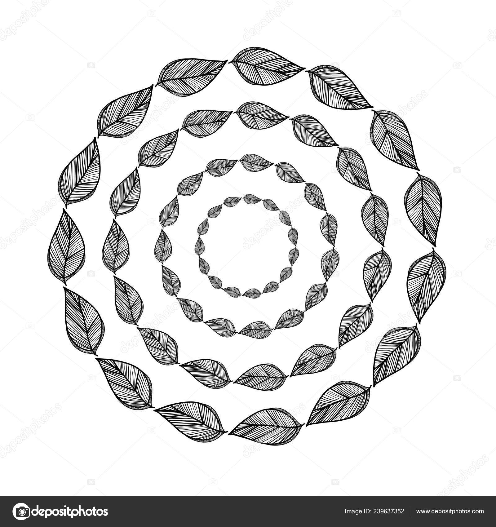 Rustic Sign Leaves Design Vector Illustration Image Stock Vector by ...