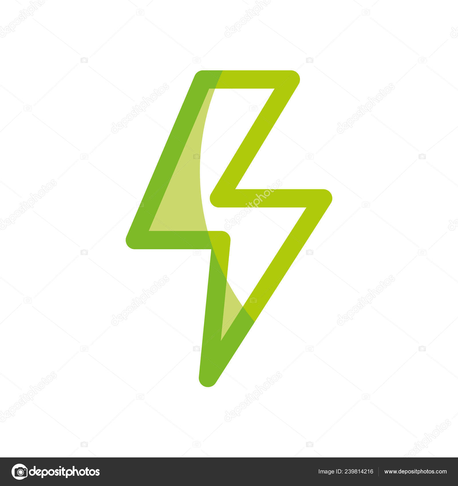 Silhouette Dangerous Energy Hazard Symbol Security Industry Vector ...