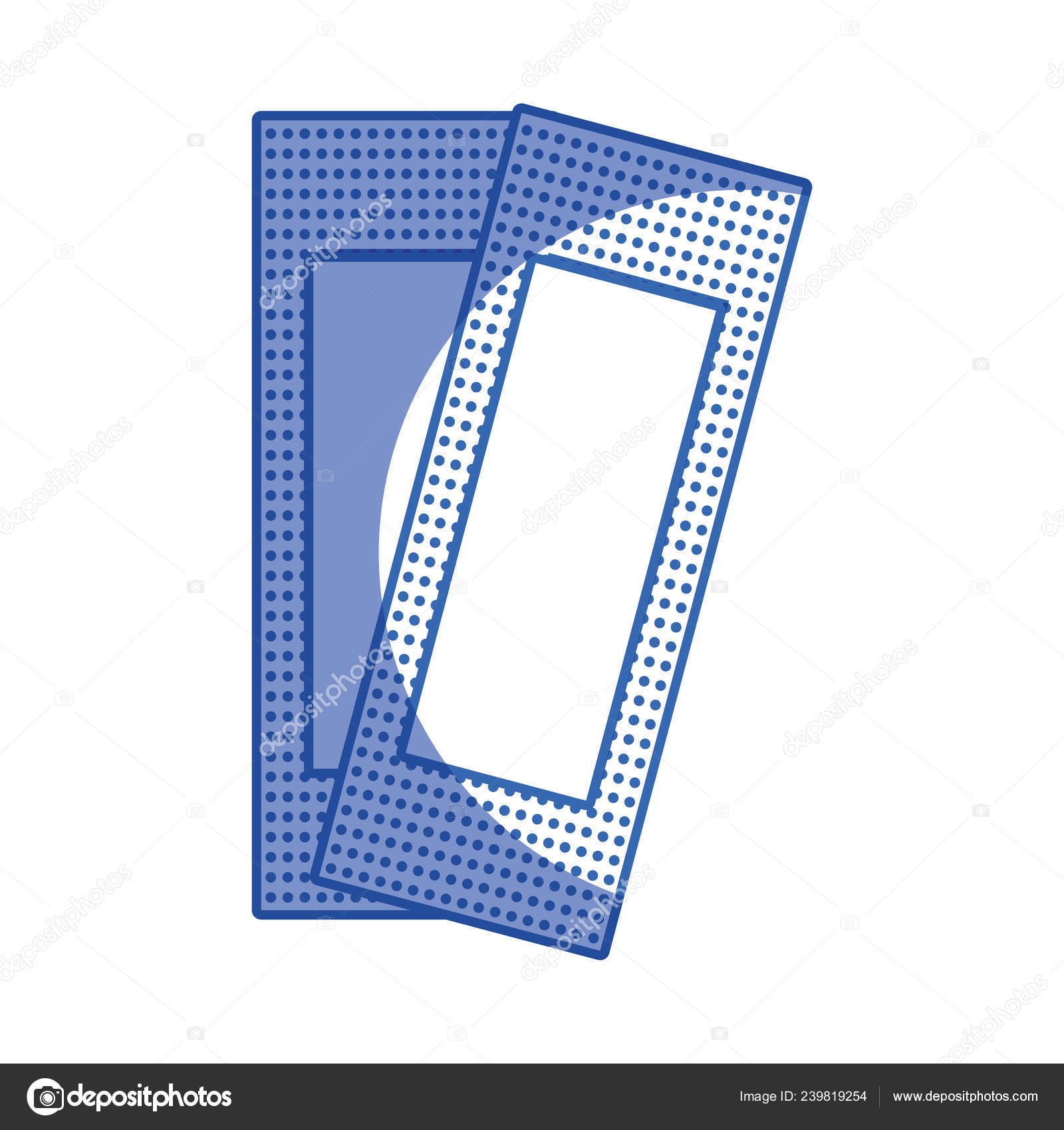 Silhouette Aid Band Cure Wound Body Vector Illustration Stock Vector ...