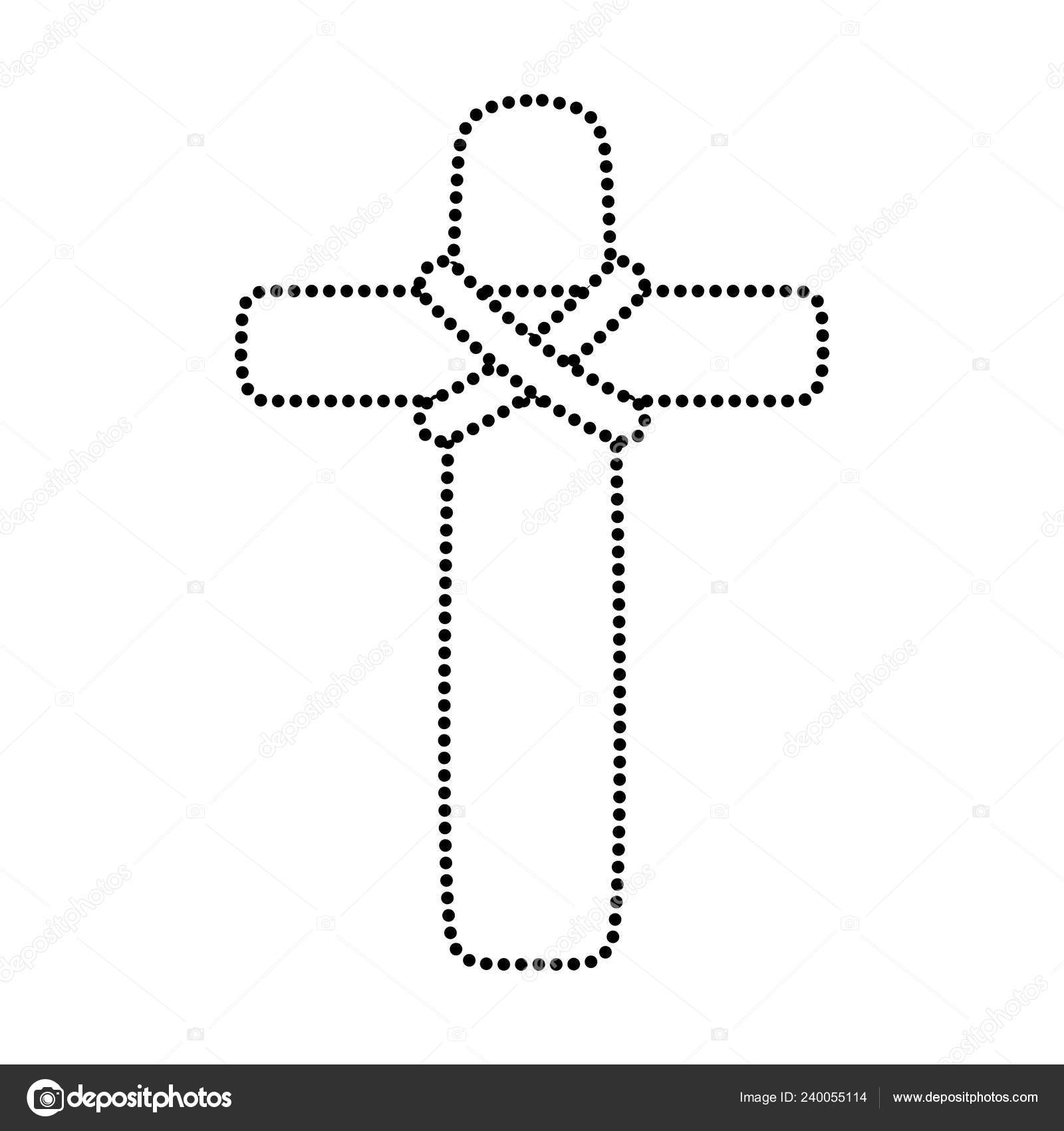 Cruz Católica Ilustración Vectorial Vector de stock #240055114 de ©stockgiu