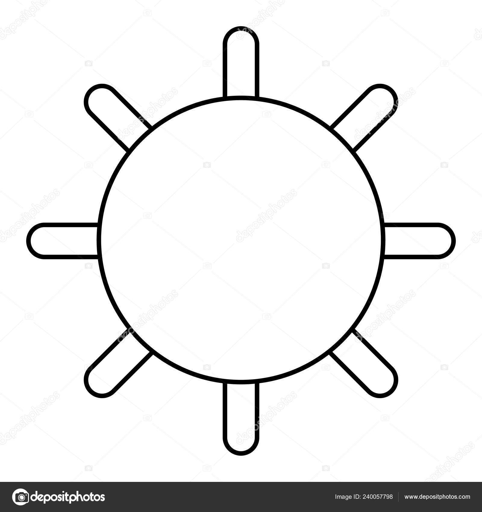 Line Shine Sun Ray Summer Weather Vector Illustration Stock Vector by ...