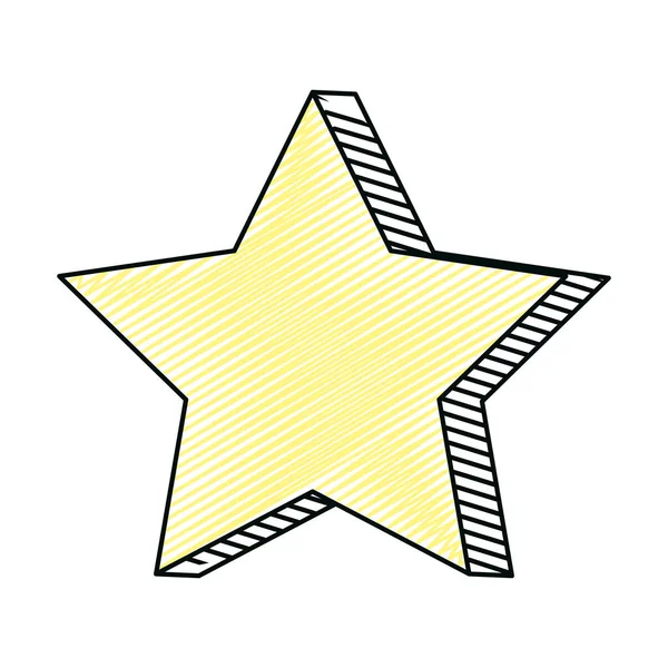 Pictogram Star Shape Symbol Icon Vector Illustration Stock Vector by ...