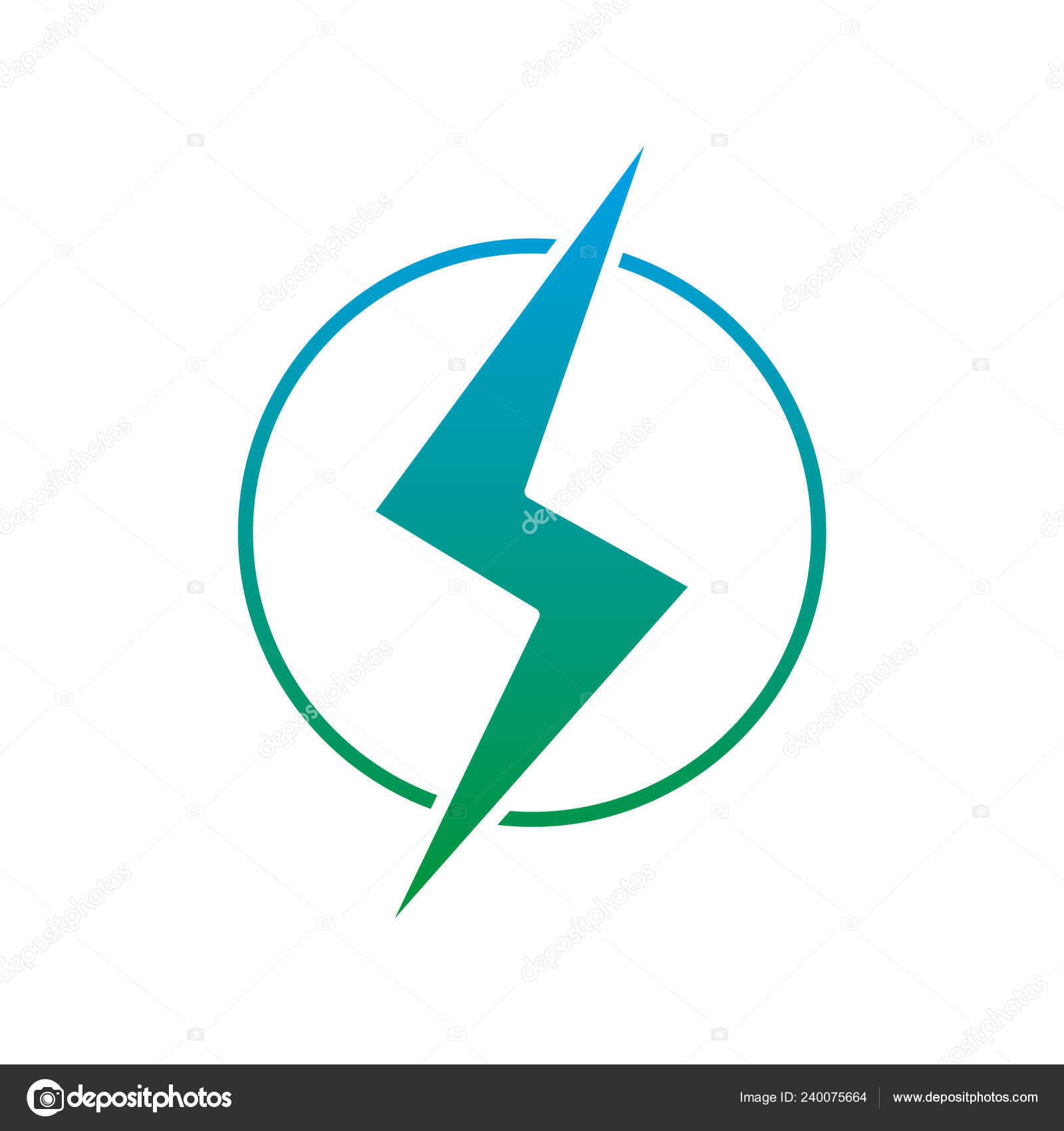 Degraded Line Power Hazard Energy Danger Symbol Vector Illustration ...