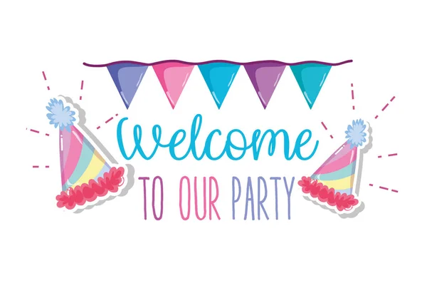 Welcome party Vector Images | Depositphotos