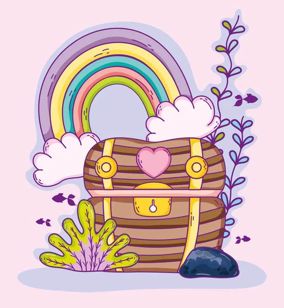 Cute Treasure Chest Clipart