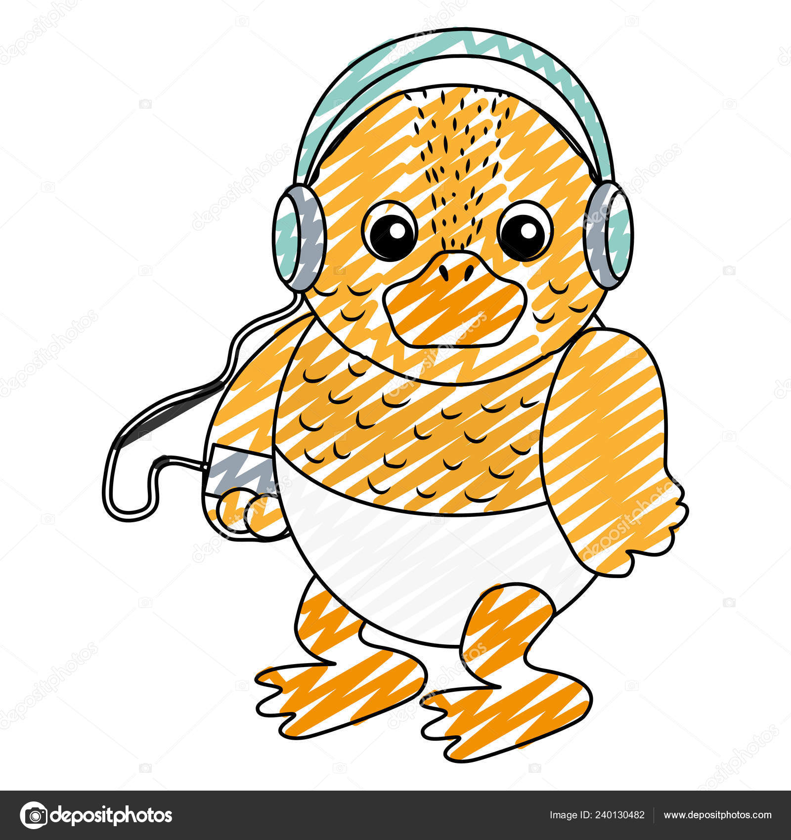 Duck Face Cartoon Lips