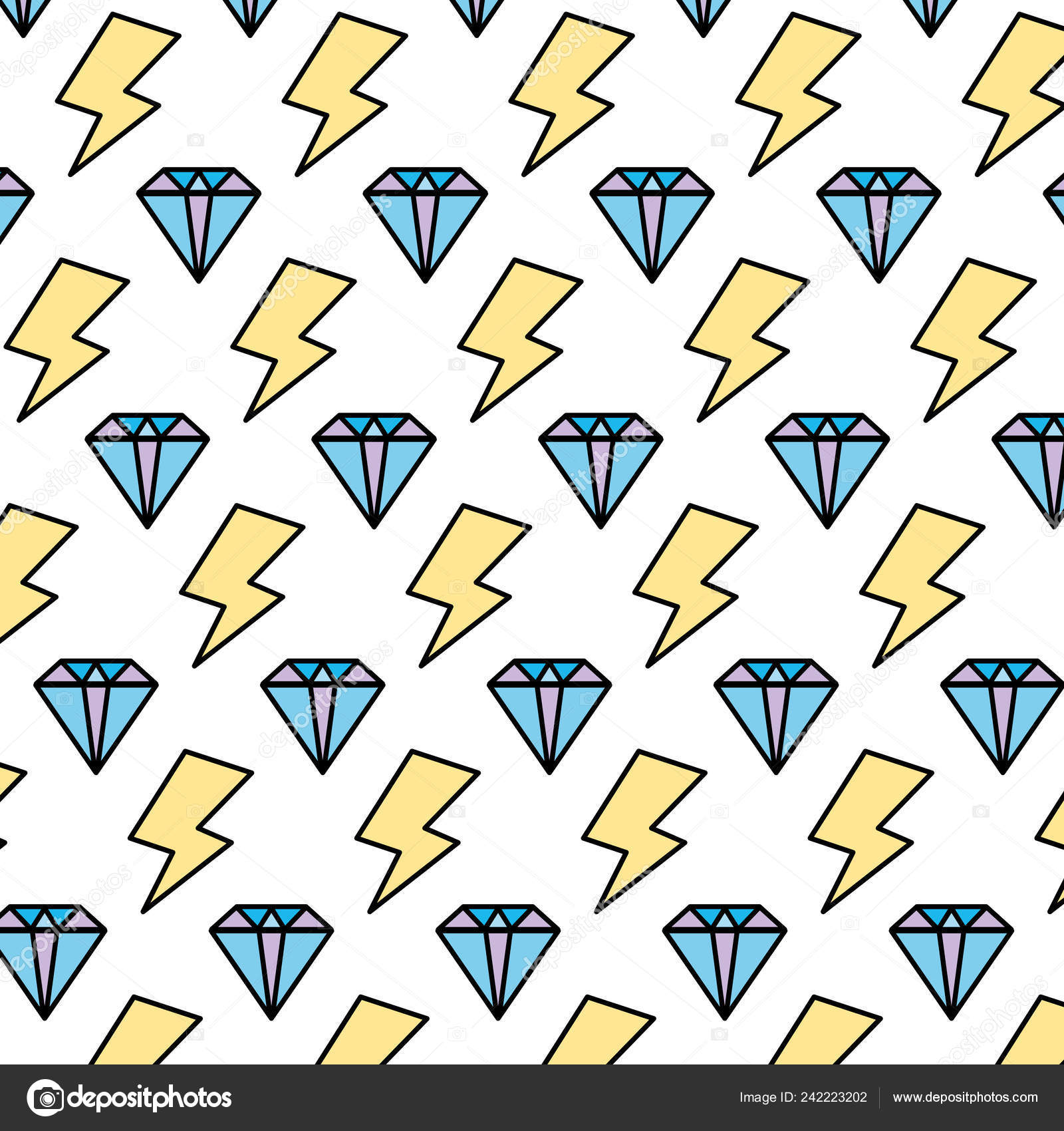 Color Luxury Diamond Ray Symbol Background Vector Illustration Stock ...